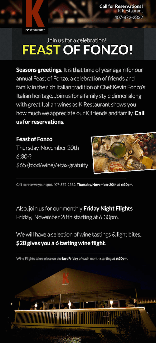 Annual Feast of Fonzo is Thursday – Scott Joseph's Food & Travel